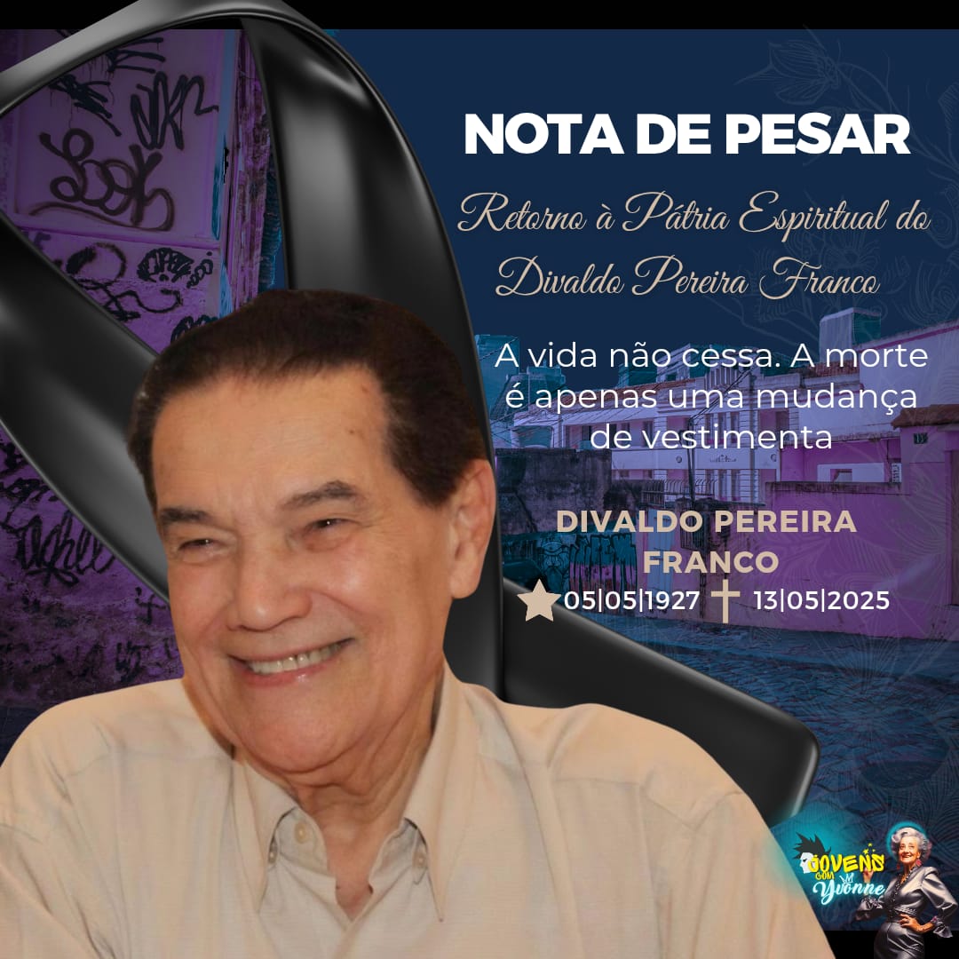 Retorno à pátria espiritual de Divaldo Pereira Franco | Juventude Espírita